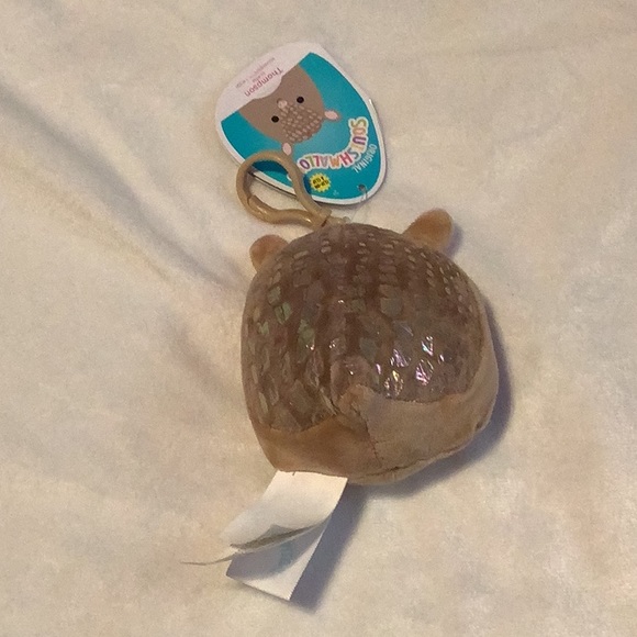 Kellytoy | Toys | Thompson The Armadillo 3 Inch Squishmallow Clip ...